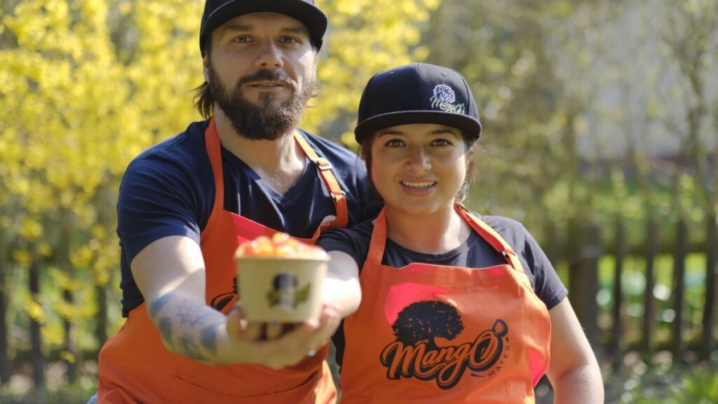 MangoMates: mangoSpaghetti Mango mit Limetten und Salz